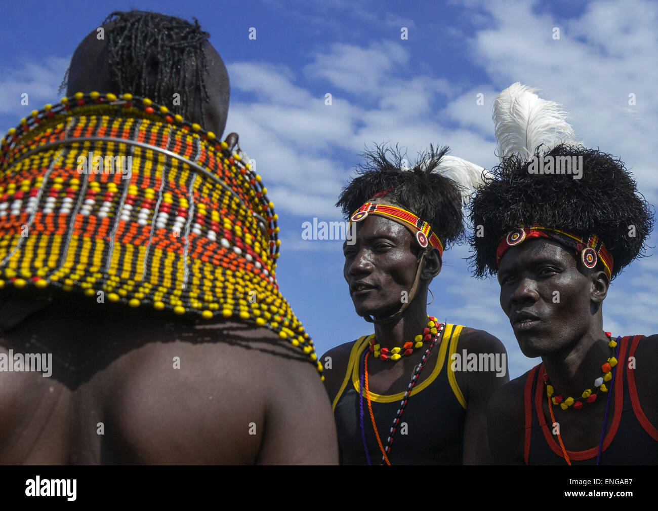 Turkana tribe people dancing turkana hi-res stock photography and ...
