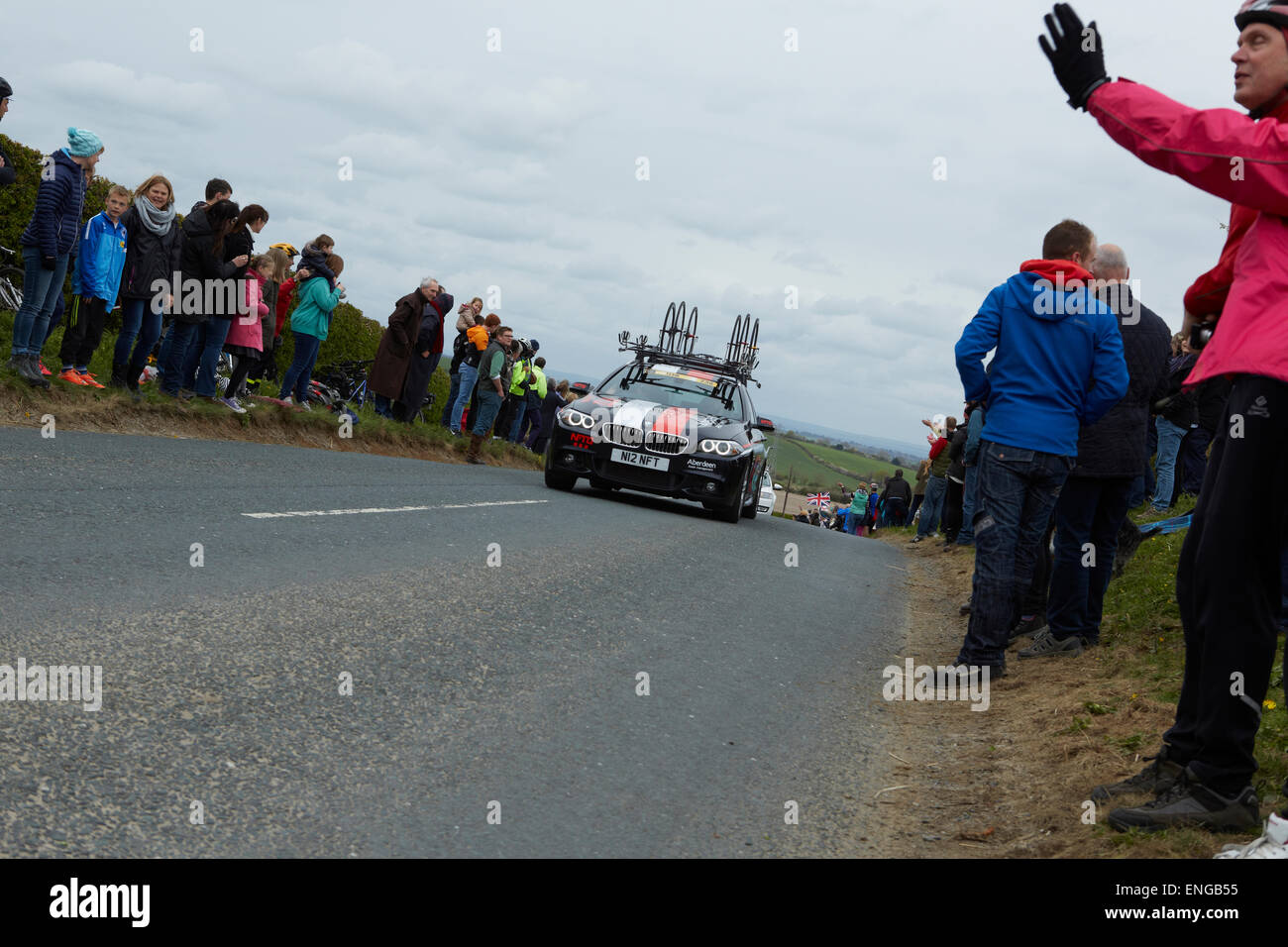 Cycle race support vehicle hi-res stock photography and images - Alamy