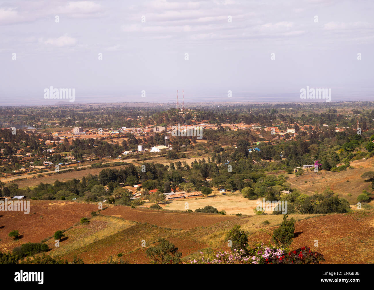 View Of The Town, Marsabit District, Marsabit, Kenya Stock Photo - Alamy