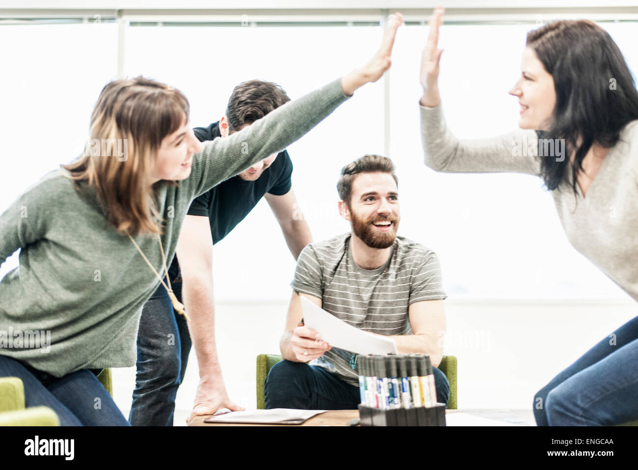 High seated hi-res stock photography and images - Alamy