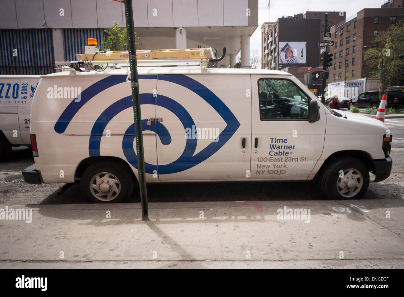Time Warner Cable New York A Time Warner Cable Van In The Streets Of