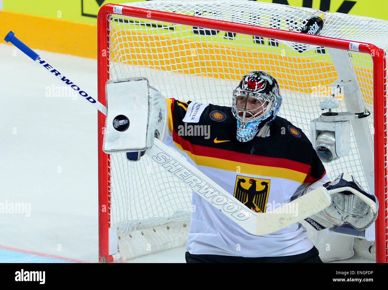 Prague, Czech Republic. 5th May, 2015. Goalkeeper Timo Pielmeier of ...