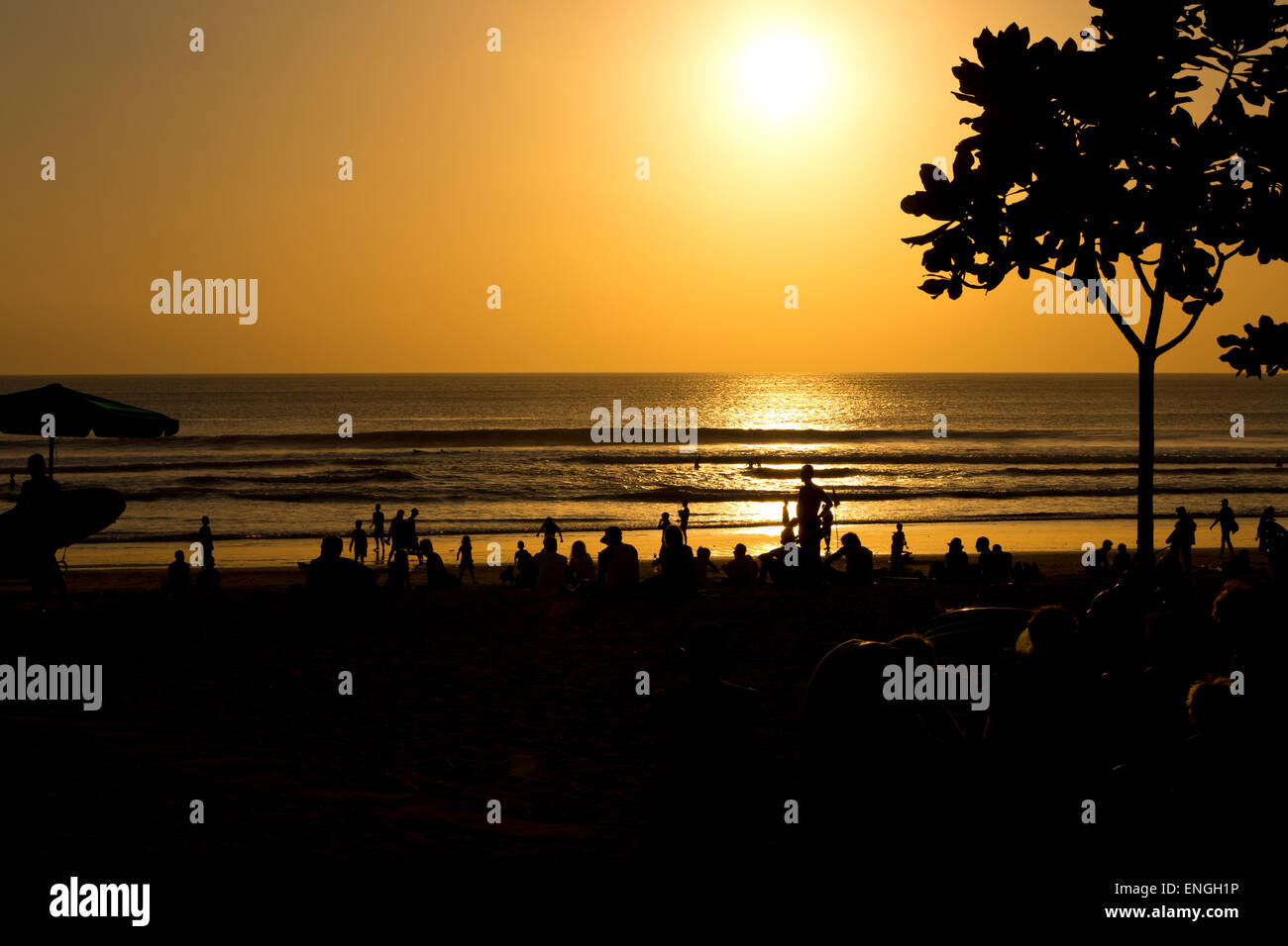 Kuta beach sunset hi-res stock photography and images - Alamy