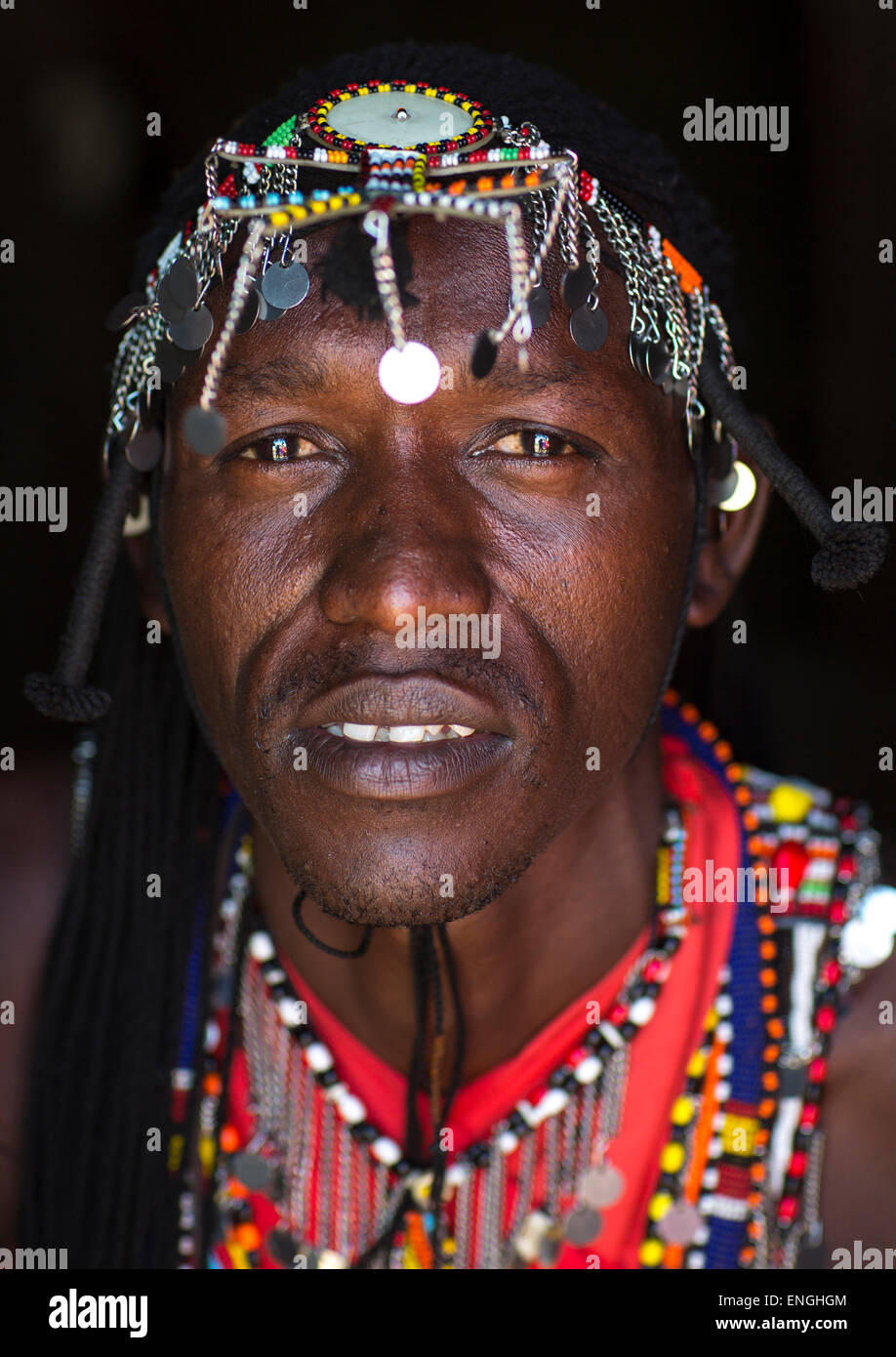 One masai warrior portrait hi-res stock photography and images - Alamy