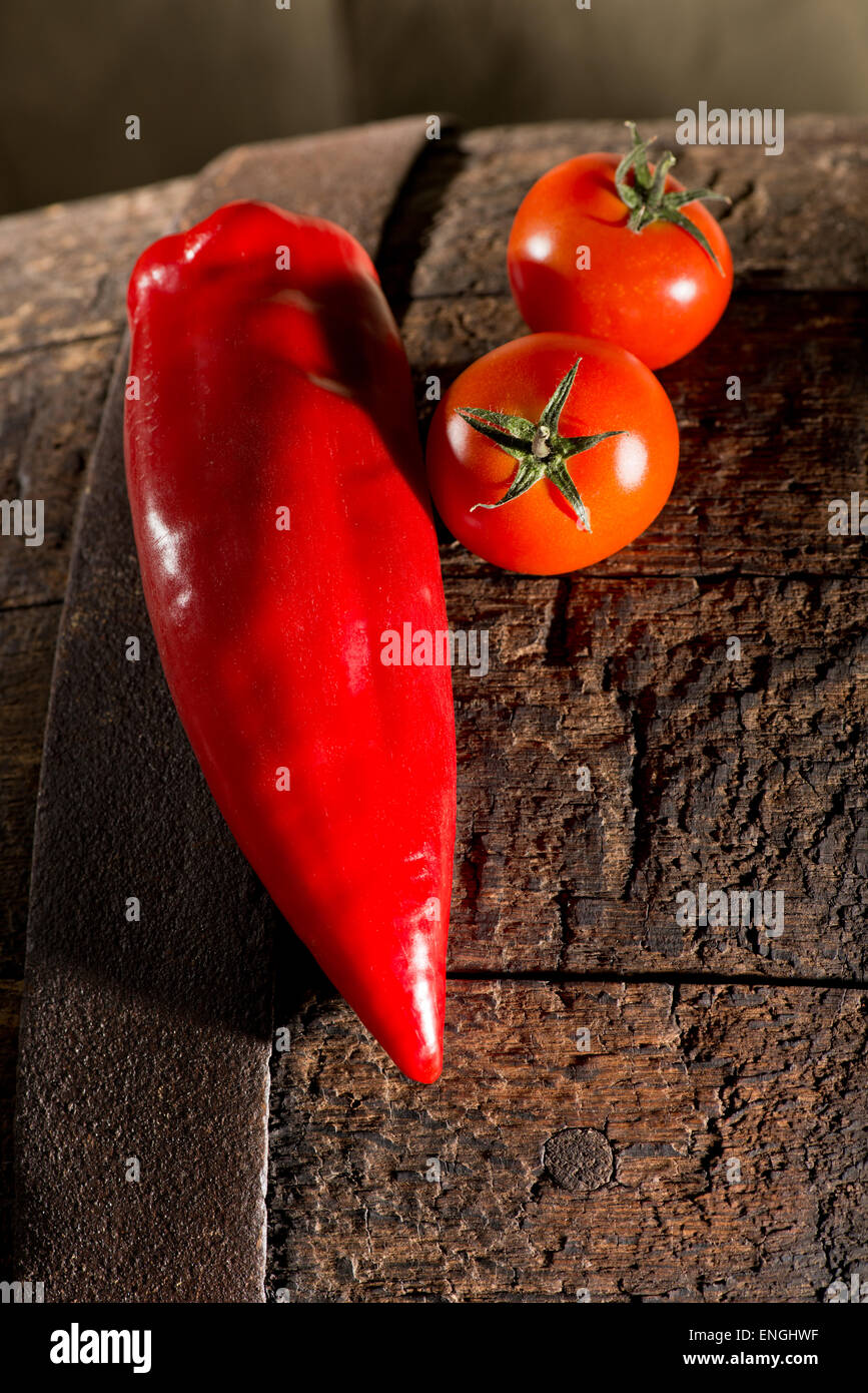 Tomato capsicum hi-res stock photography and images - Alamy