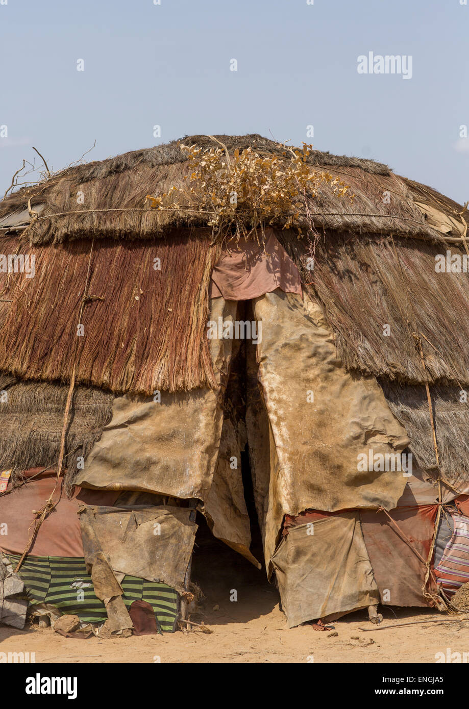 Rendille Traditional Hut, Marsabit District, Ngurunit, Kenya Stock ...
