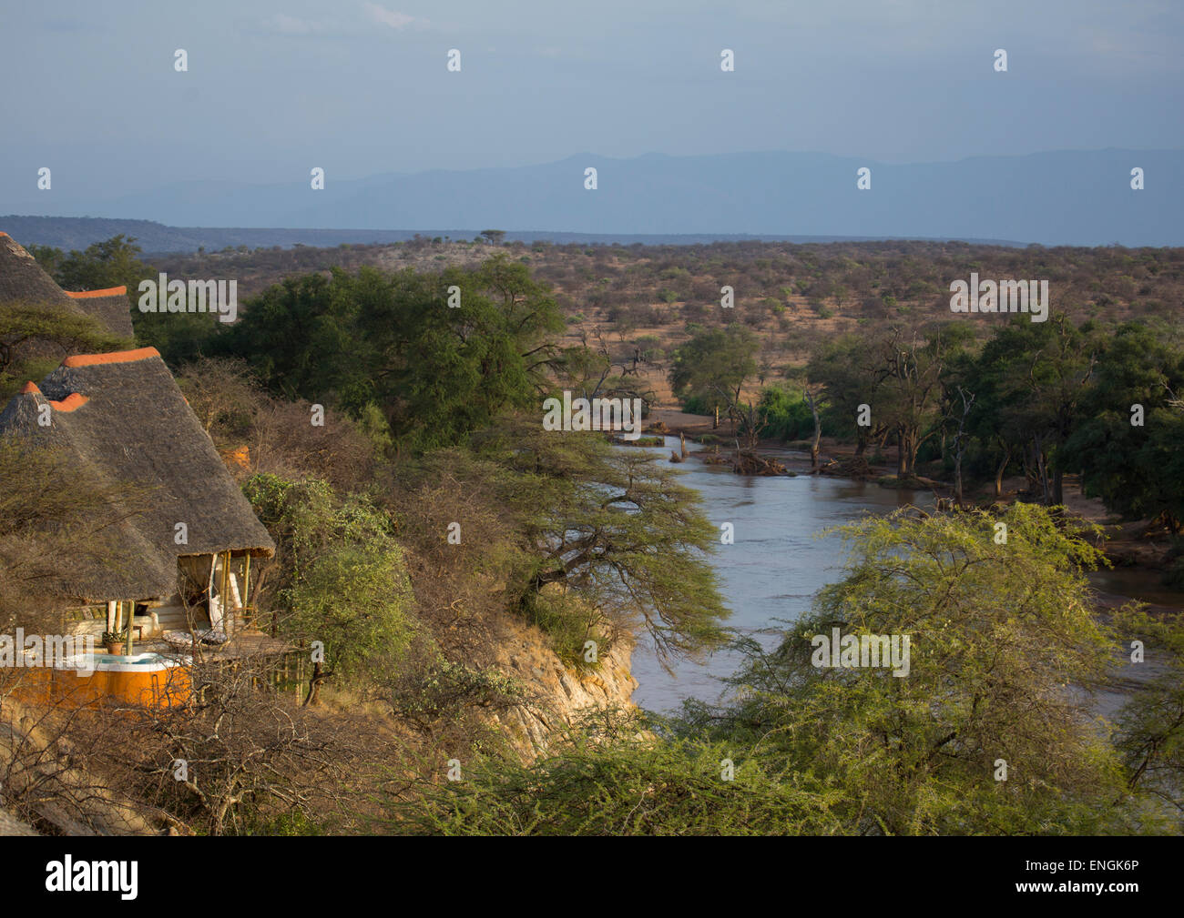 Part Of The Luxurious Sasaab Lodge On The Banks Of The Uaso Nyiru River ...
