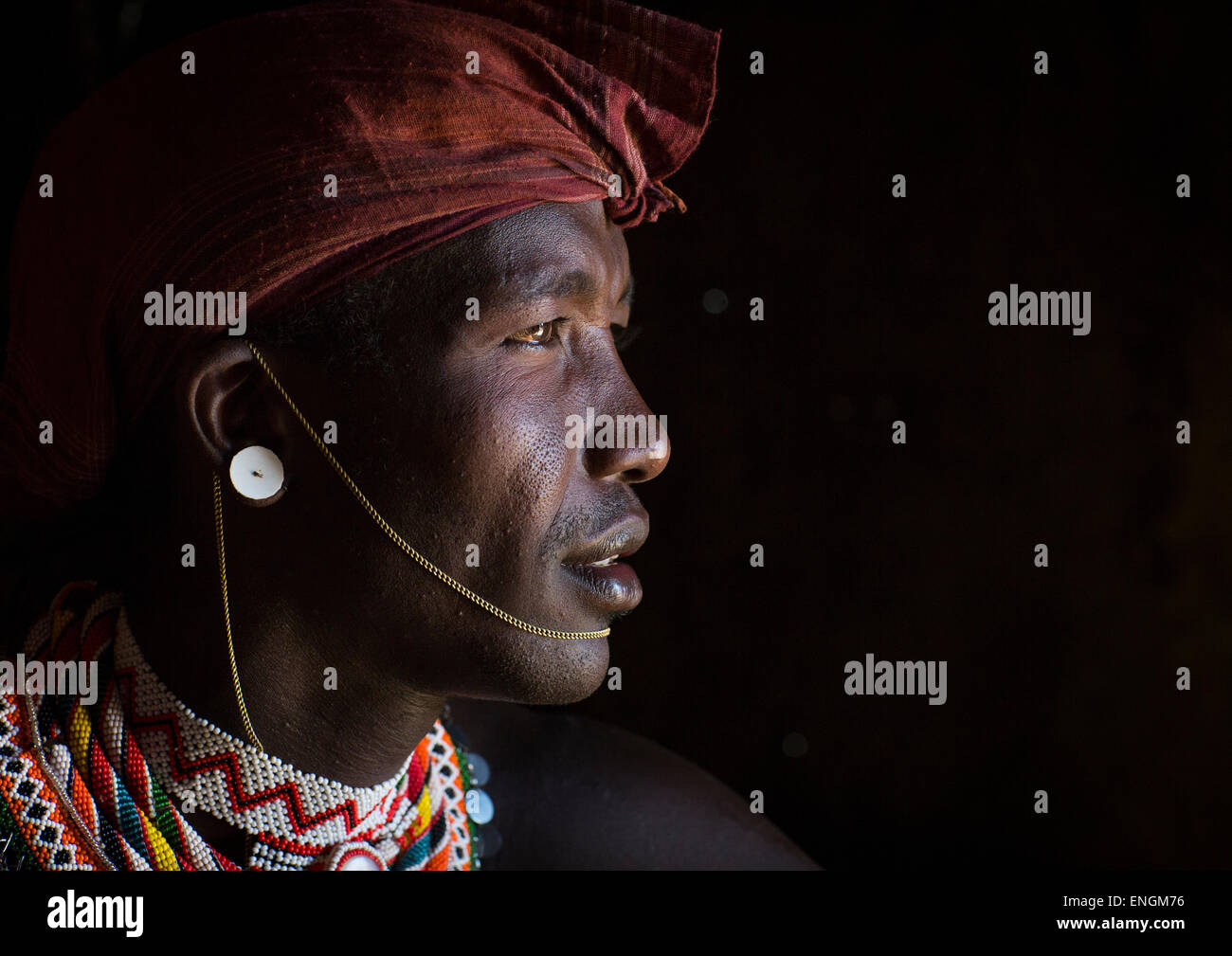 Portrait Of A Samburu Tribesman Morane, Samburu County, Samburu ...