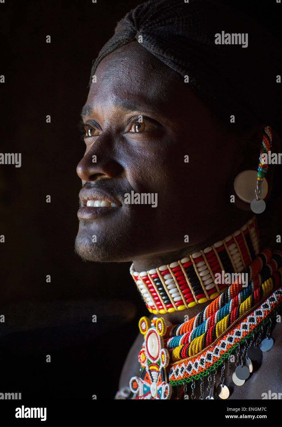Portrait Of A Samburu Tribesman Morane, Samburu County, Samburu ...