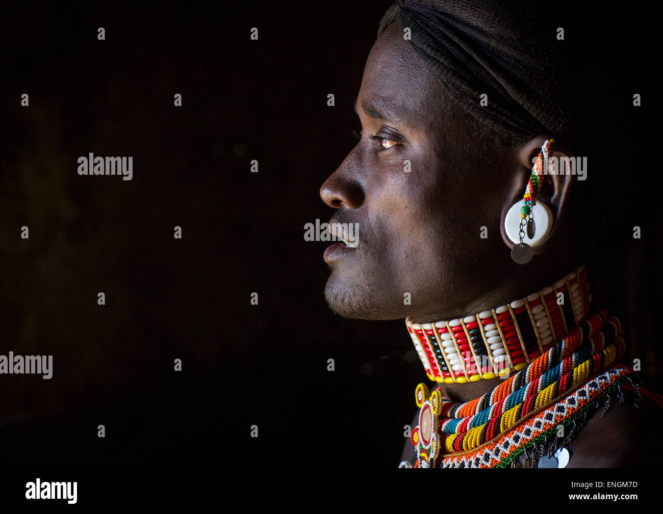 Portrait Of A Samburu Tribesman Morane, Samburu County, Samburu ...