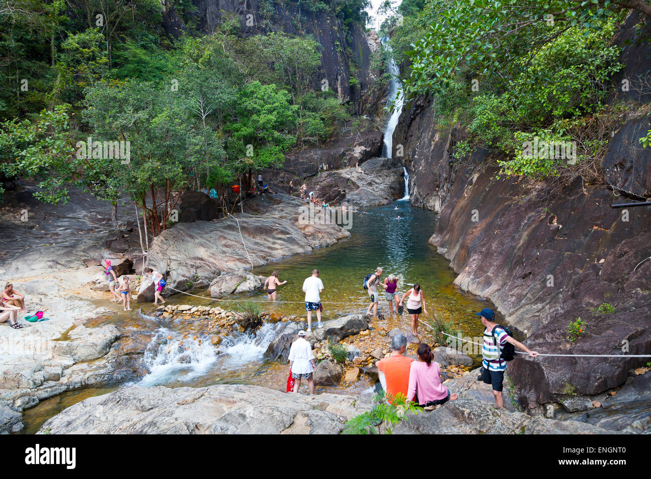 Koh chang waterfalls hi-res stock photography and images - Alamy