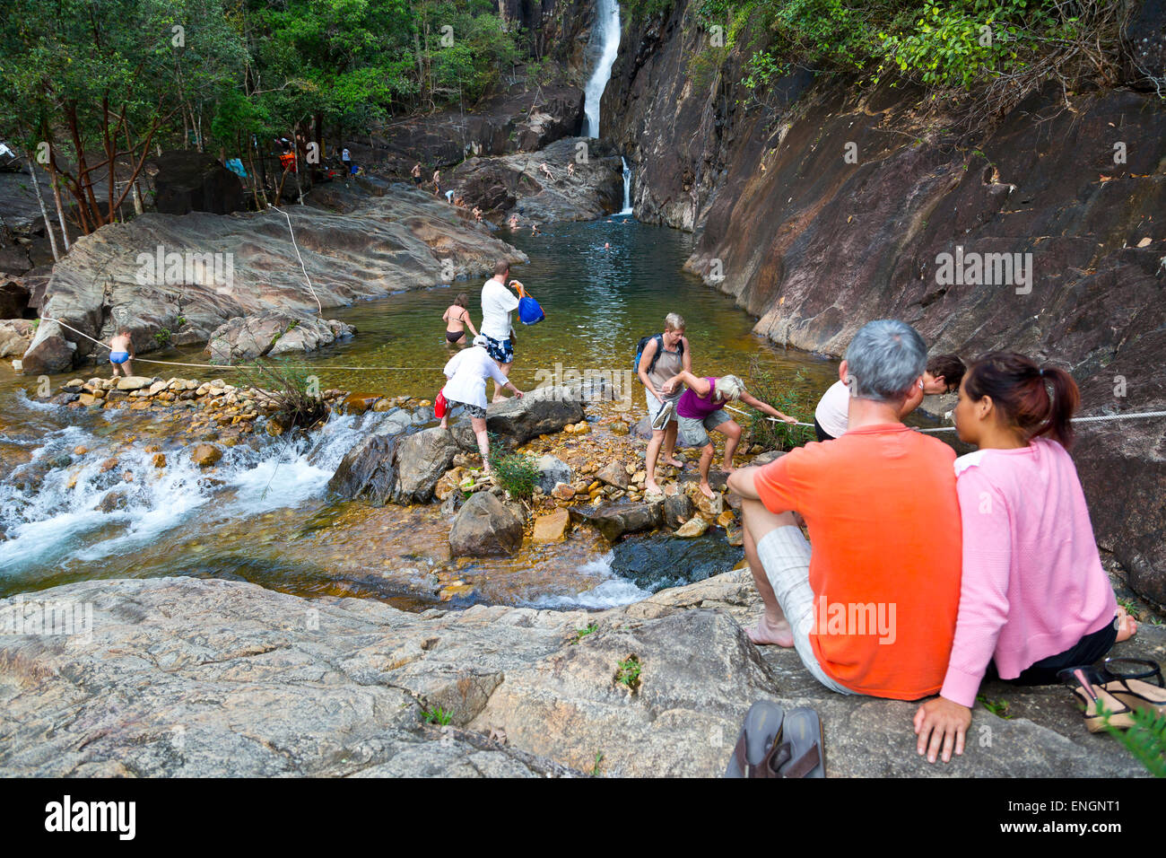 Koh chang waterfalls hi-res stock photography and images - Alamy
