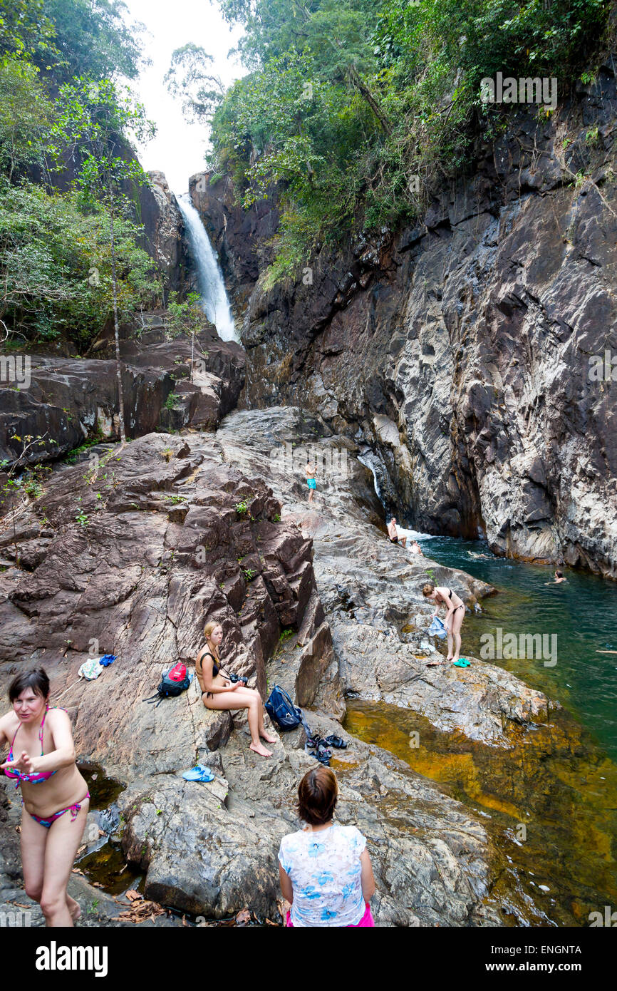 Koh chang waterfalls hi-res stock photography and images - Alamy
