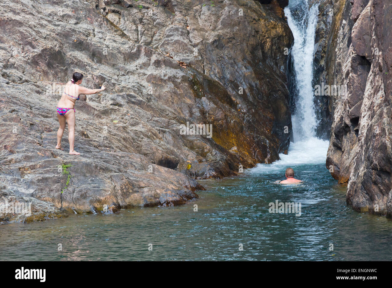 Koh chang waterfalls hi-res stock photography and images - Alamy