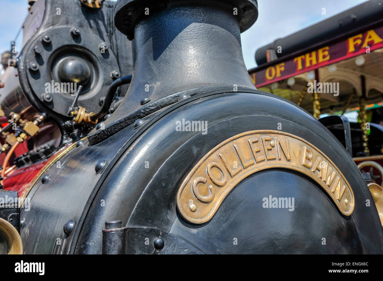 "Colleen Bawn" traction engine at a steam fair Stock Photo - Alamy
