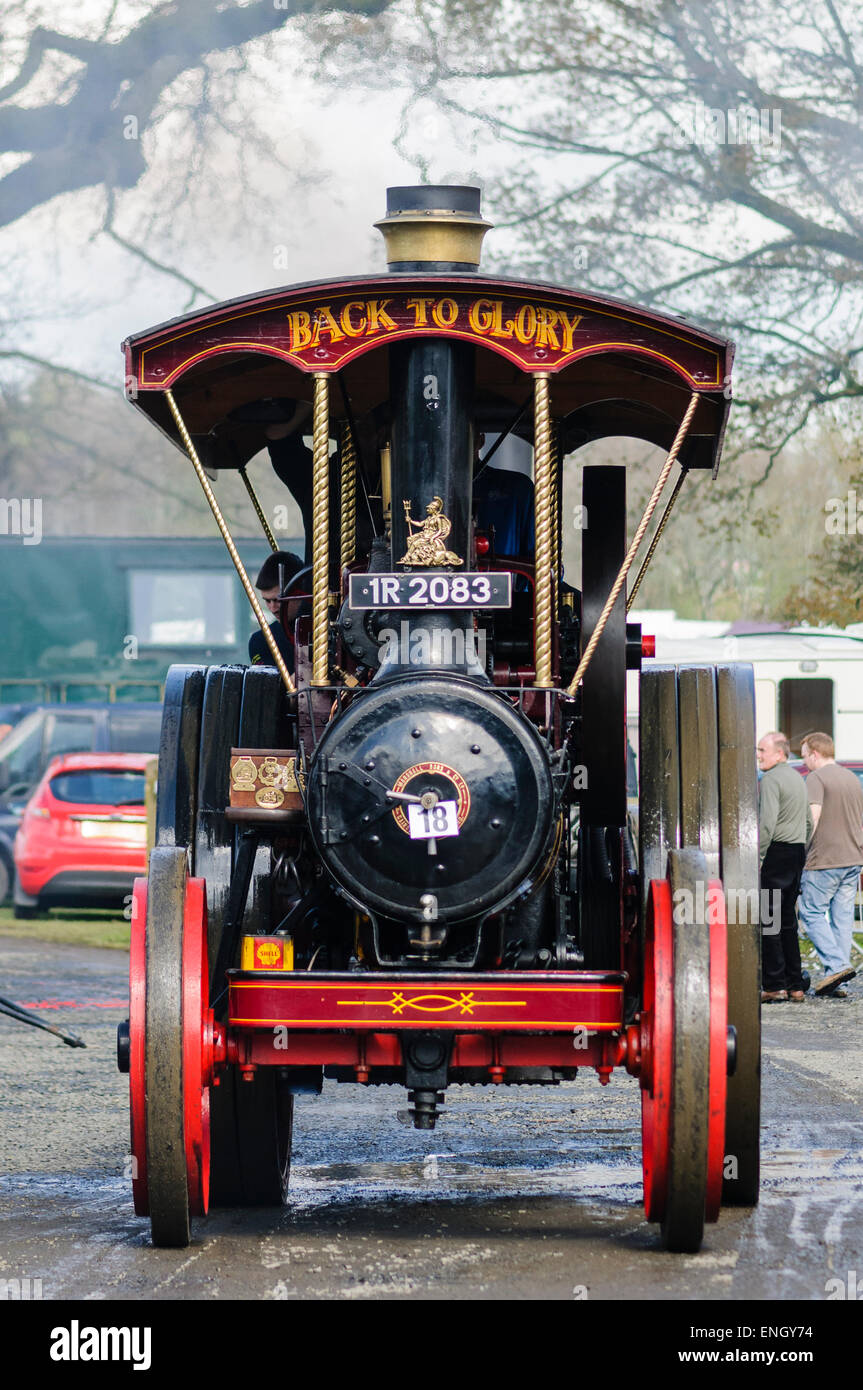 Traction engine at a steam fair Stock Photo - Alamy