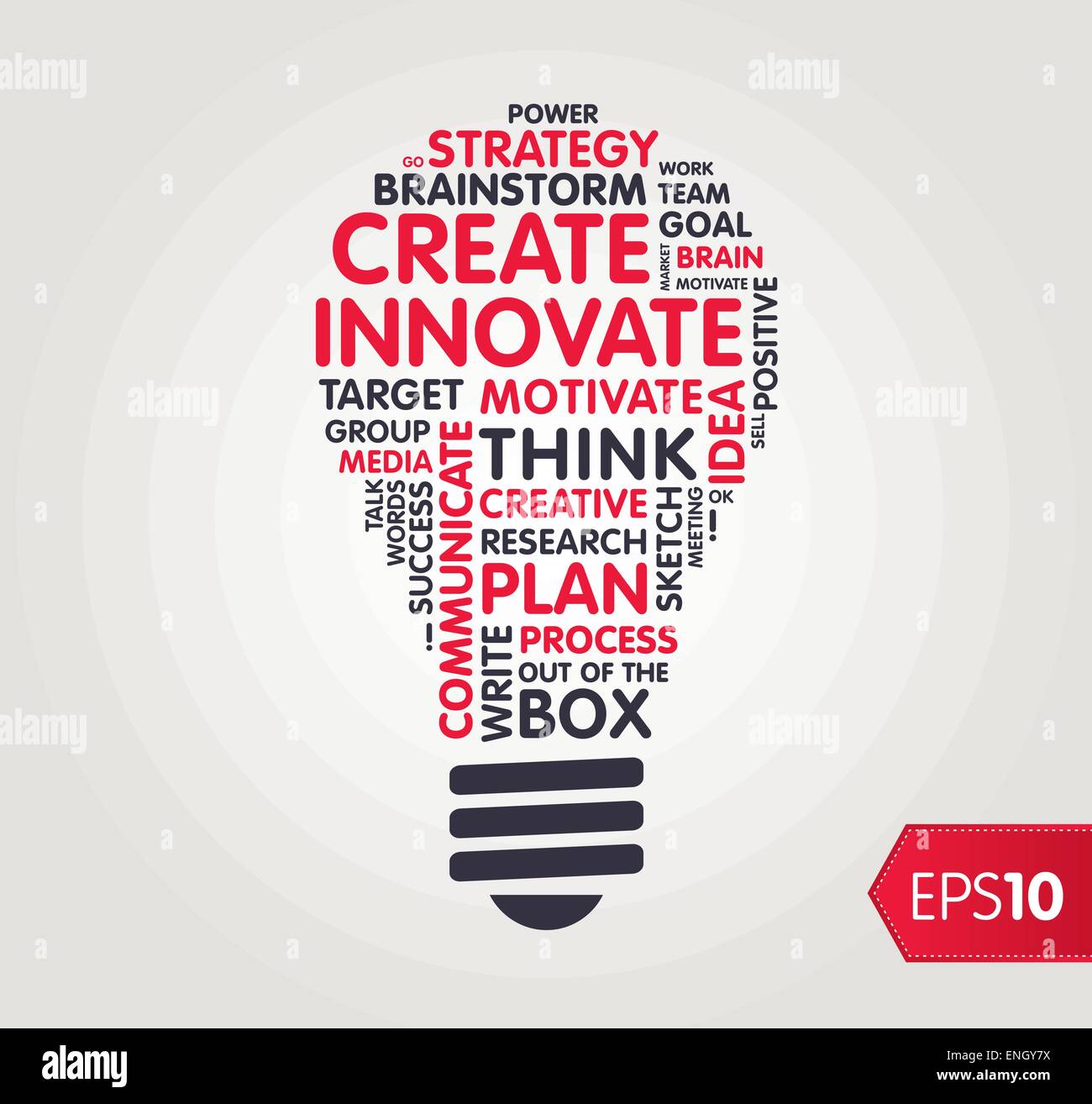 Innovate word shape / cloud Stock Vector Image & Art - Alamy