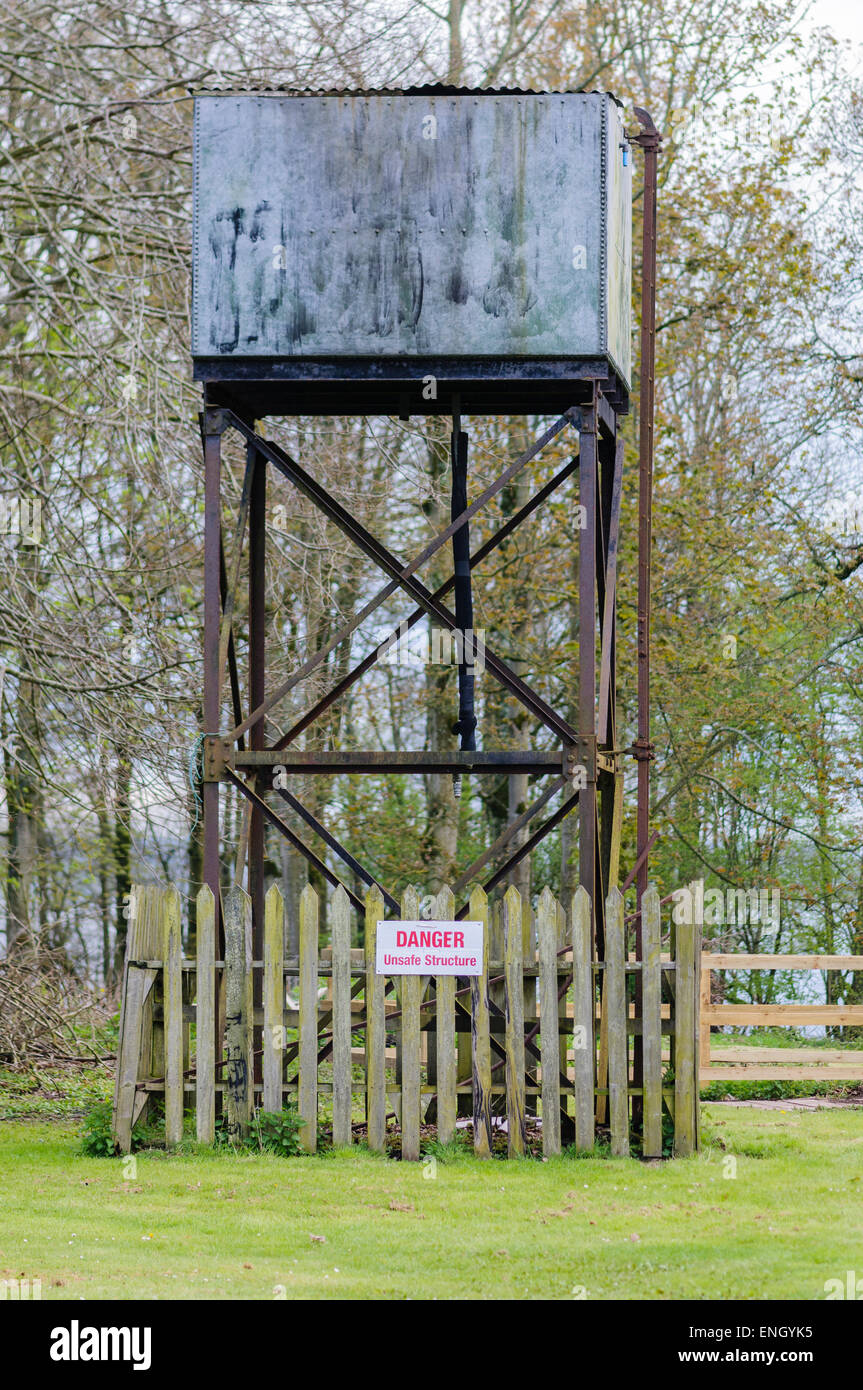 Fencing Around A Water Tower