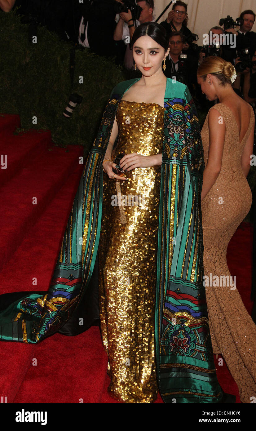New York, USA. 4th May, 2015. Actress FAN BINGBING attends the Costume ...