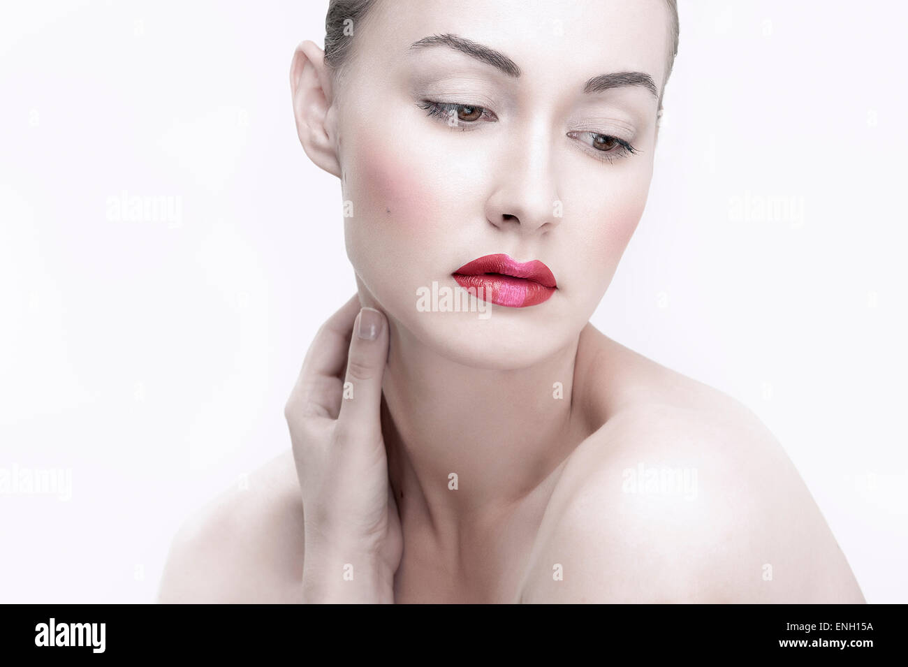 Pale face headshot hi-res stock photography and images - Alamy