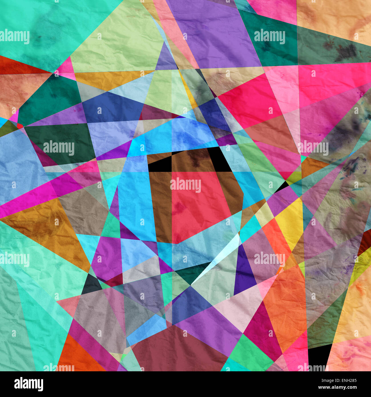 graphic a abstract background with geometric elements Stock Photo - Alamy