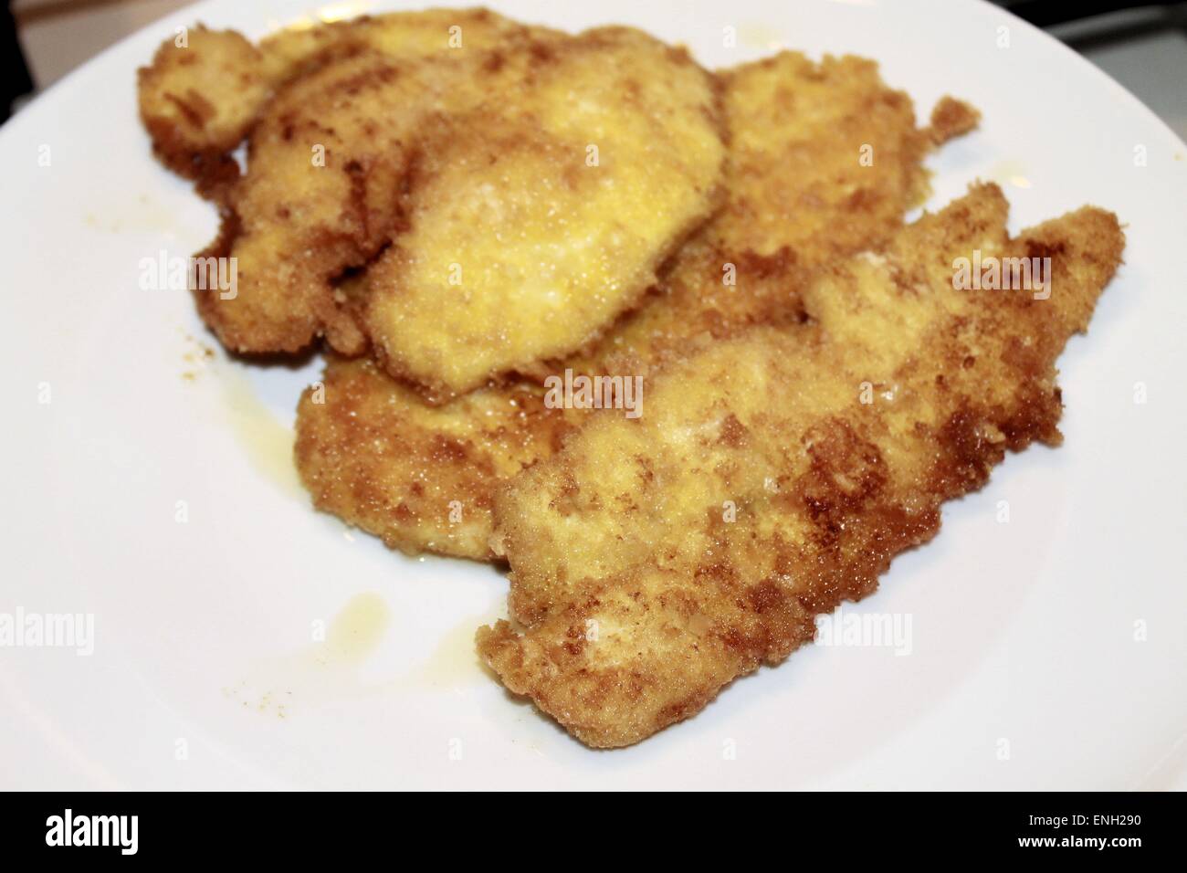 meat chicken breaded Stock Photo - Alamy