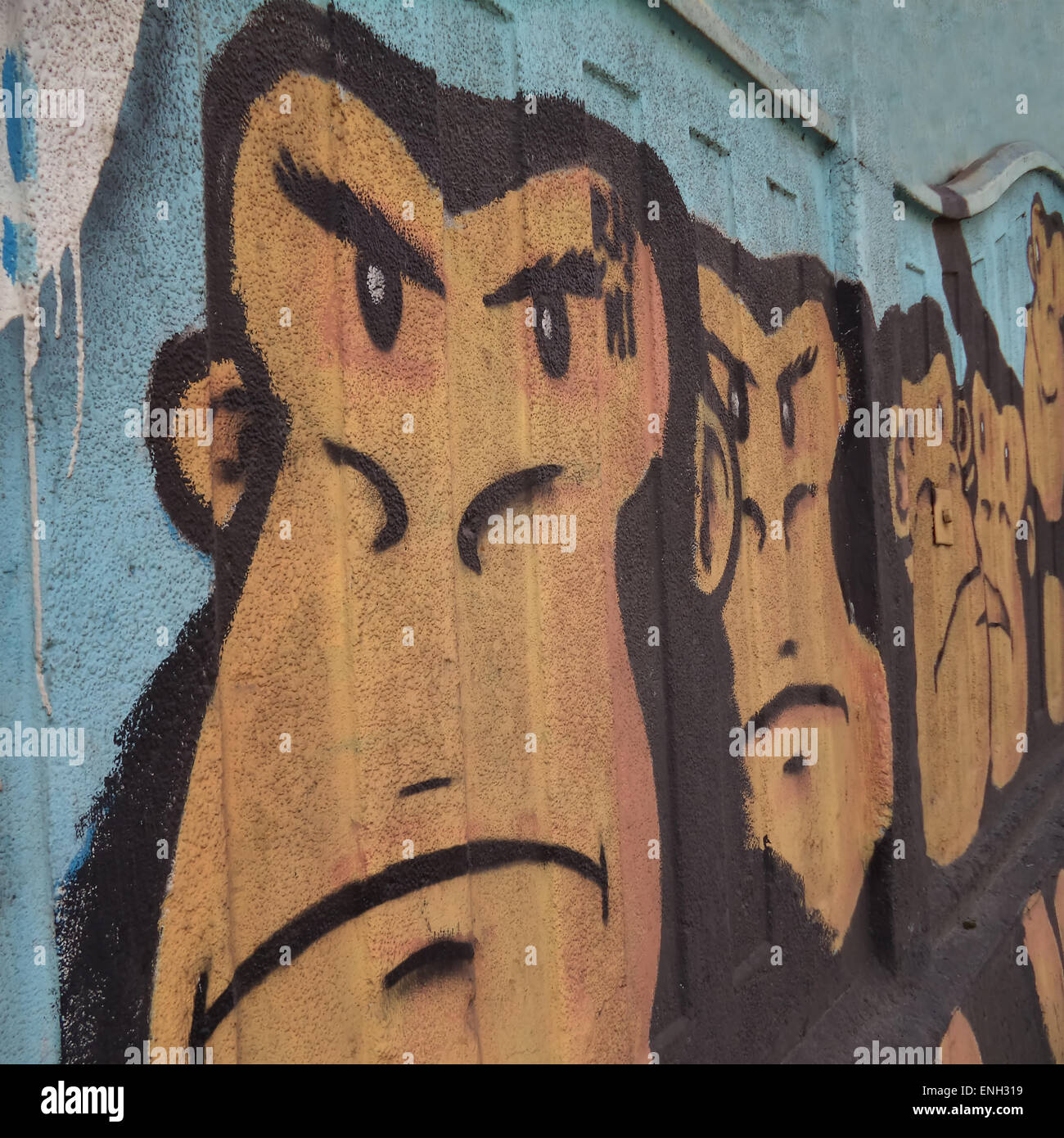 Graffiti on the wall Stock Photo - Alamy