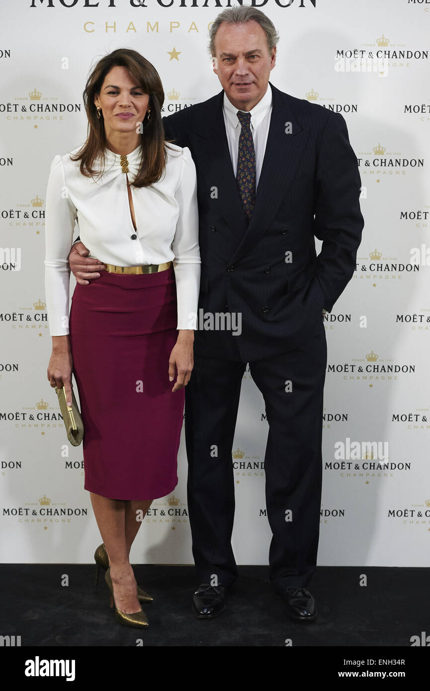 Madrid, Spain. 5th May, 2015. Fabiola Martin and Bertin Osborne ...