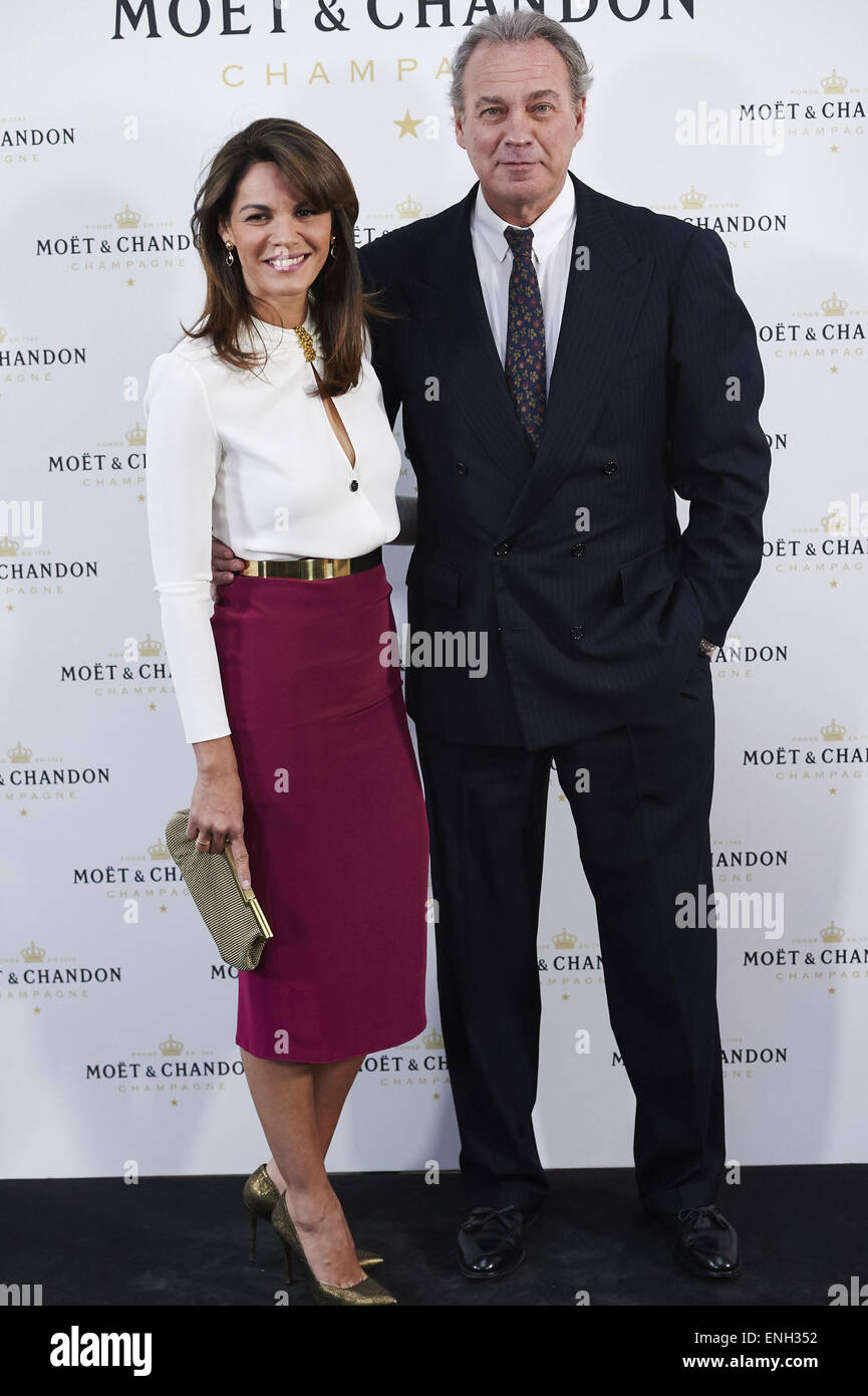 Madrid, Spain. 5th May, 2015. Fabiola Martin and Bertin Osborne ...