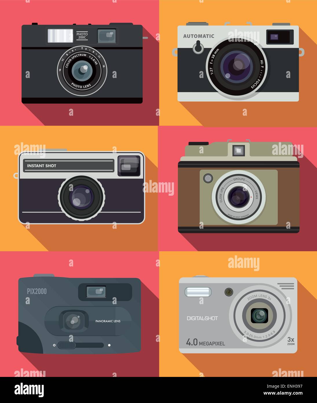 Vintage Camera Vector Png