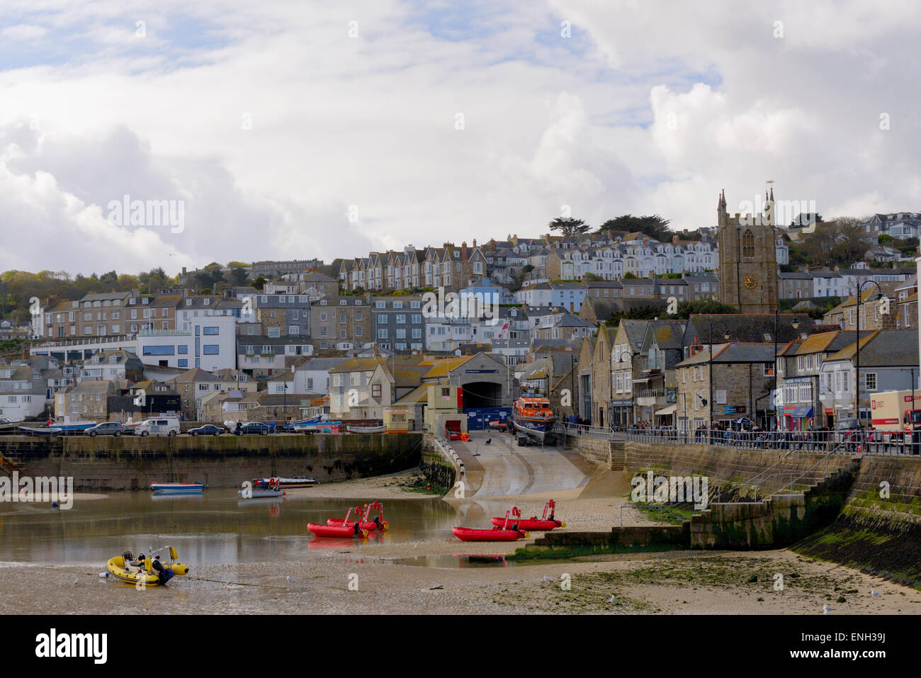St ives lifeboat hi-res stock photography and images - Alamy