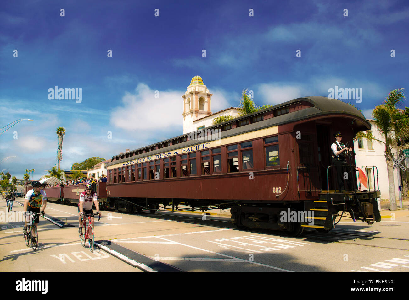 Santa Cruz Train Stock Photo - Alamy