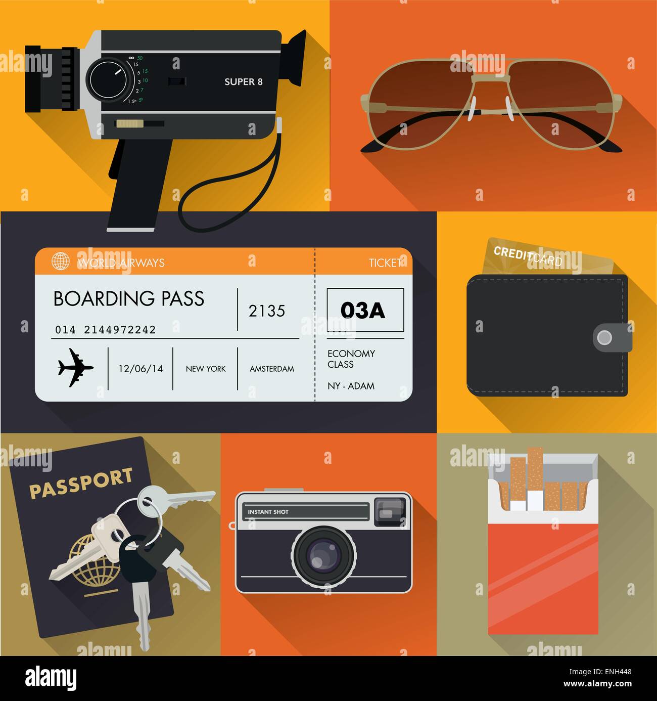 Ticket vintage Stock Vector Images - Alamy