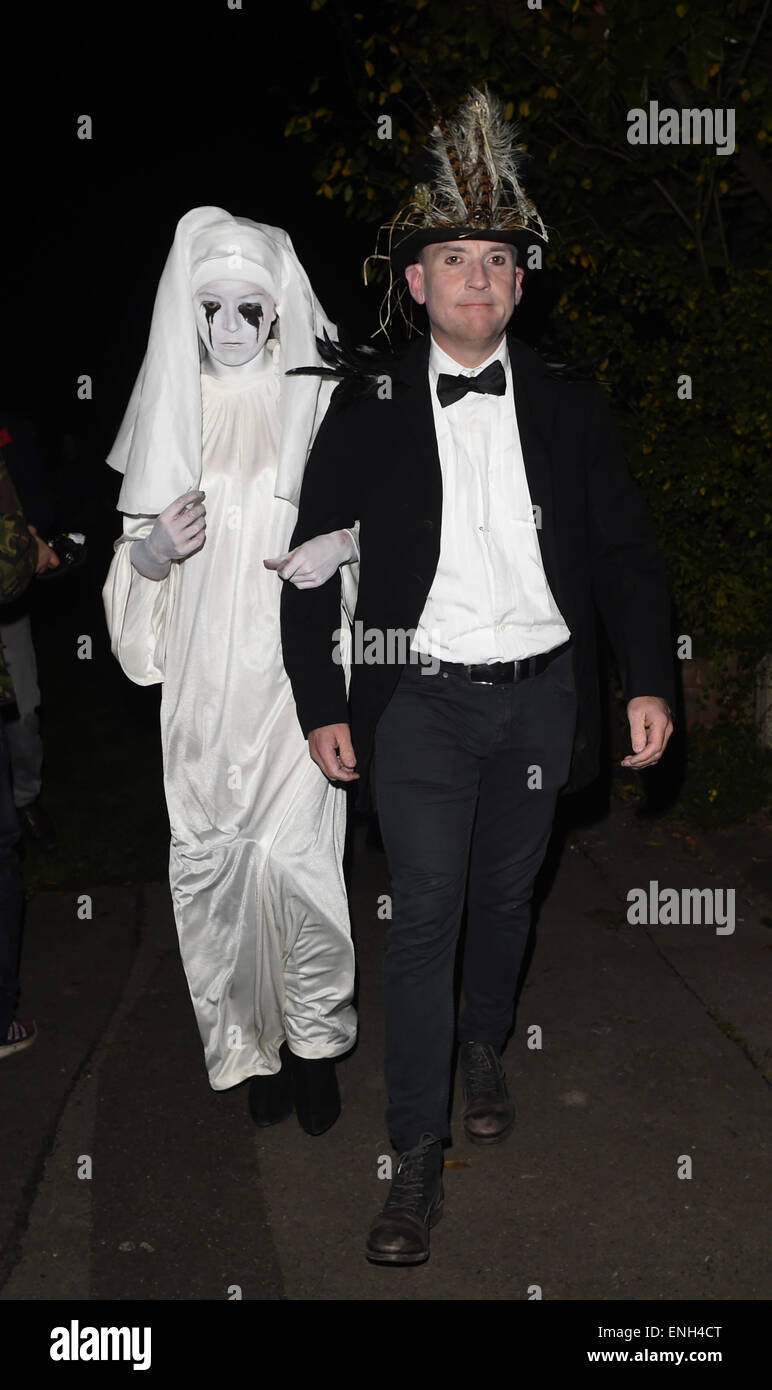 Jonathan Ross' Halloween party - Arrivals Featuring: Guest Where ...