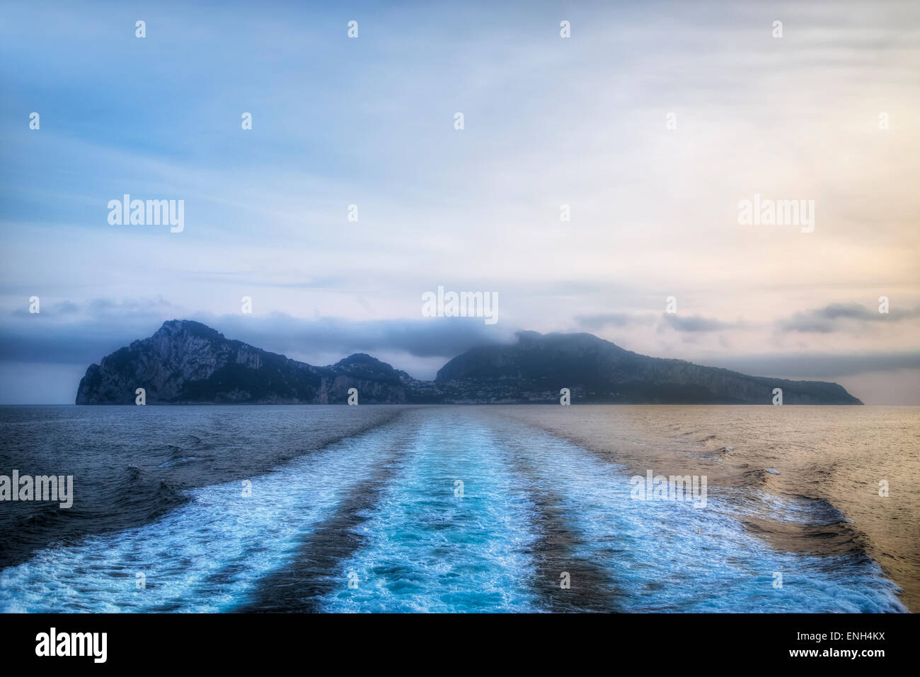 Sunset island italy hi-res stock photography and images - Alamy