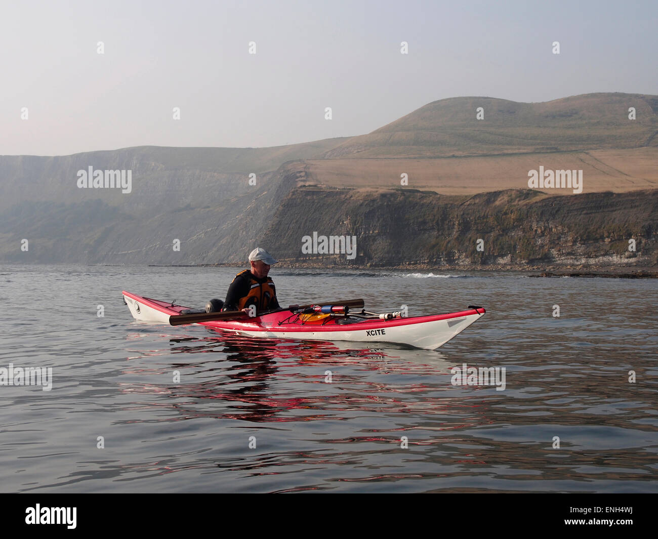 Sea kayaking, Kimmeridge, Dorset, England Stock Photo - Alamy