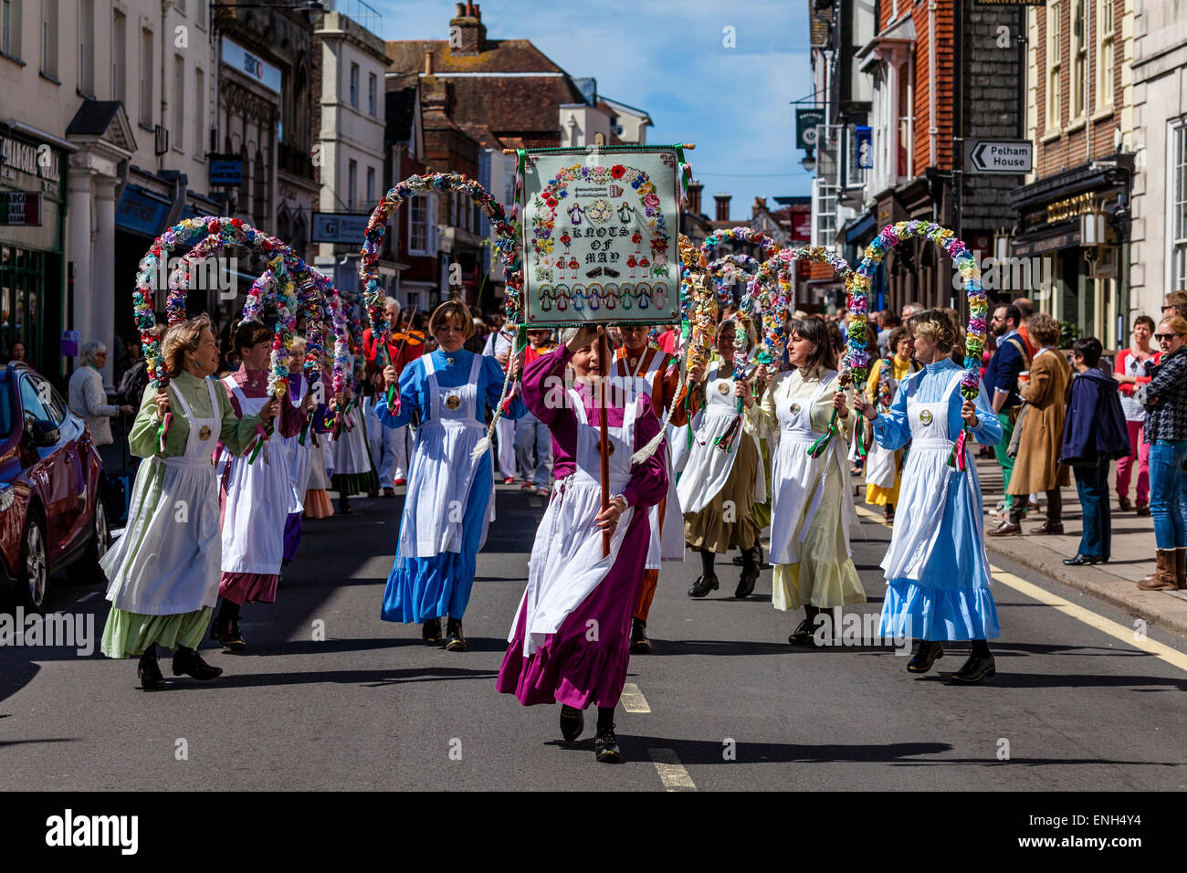 The Knots Of May Clog and Garland Dancers Lead the Annual Garland Day ...