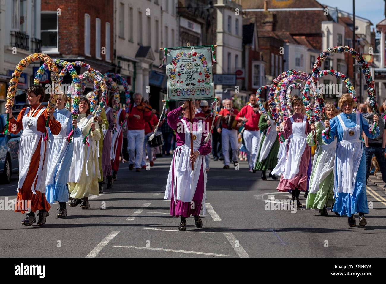 The Knots Of May Clog and Garland Dancers Lead the Annual Garland Day ...
