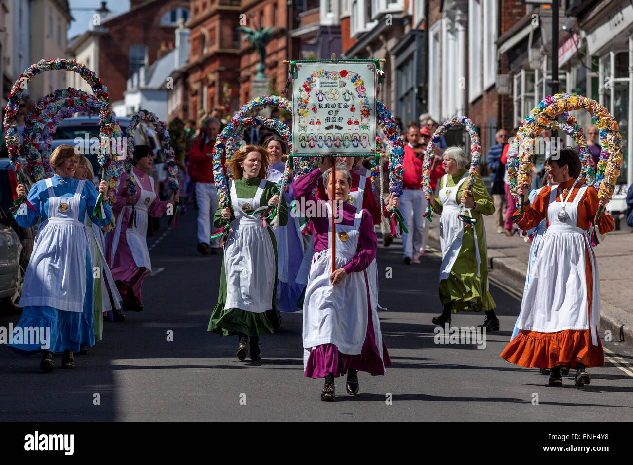 The Knots Of May Clog and Garland Dancers Lead the Annual Garland Day ...