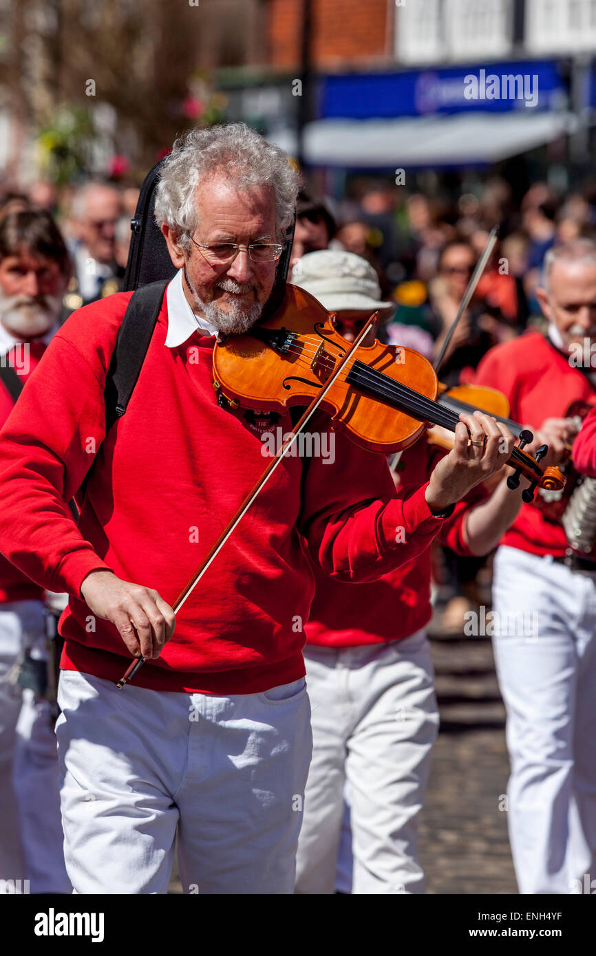 Musicians Take Part In The Annual Garland Day Procession Through Lewes ...