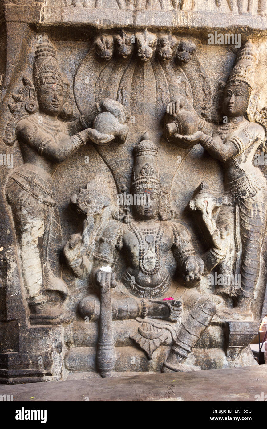 King Rama alias Vishnu is showered Stock Photo - Alamy