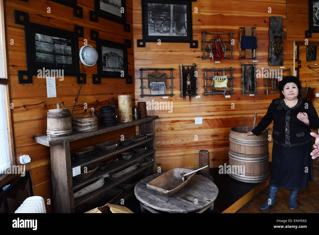 Buryat cultural museum in Ust-Orda, Siberia Stock Photo - Alamy