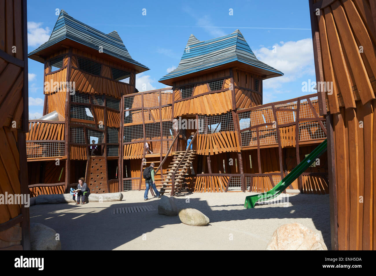 Park Mirakulum Milovice Stock Photo - Alamy