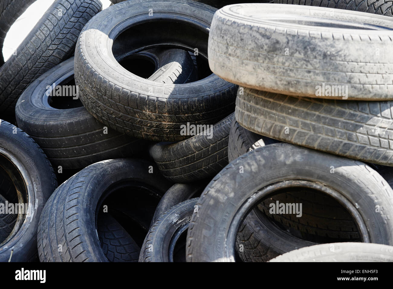 Green car tires hi-res stock photography and images - Alamy