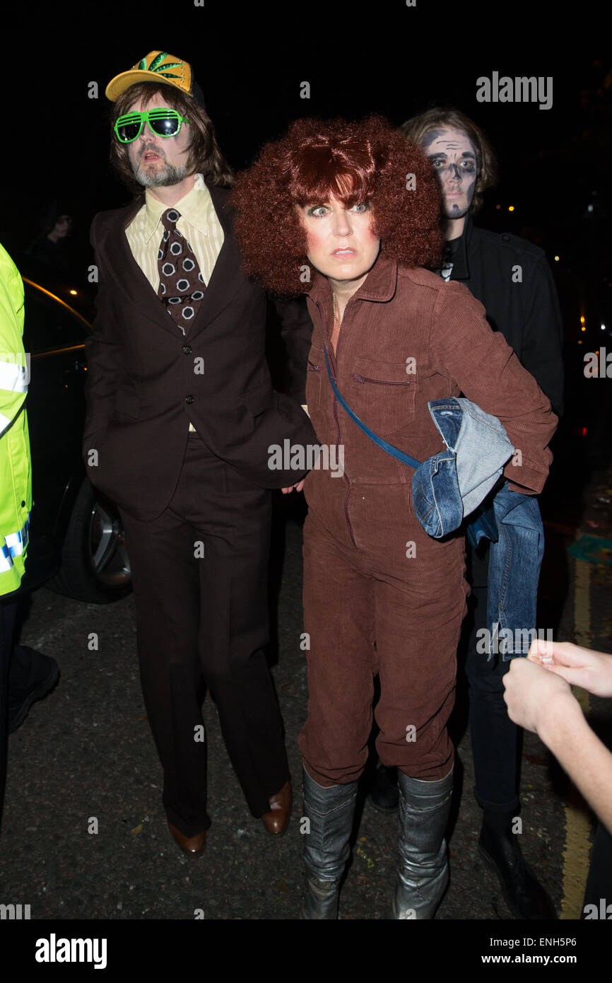 Jonathan Ross' Halloween party - Arrivals Featuring: Jarvis Cocker,Kim ...
