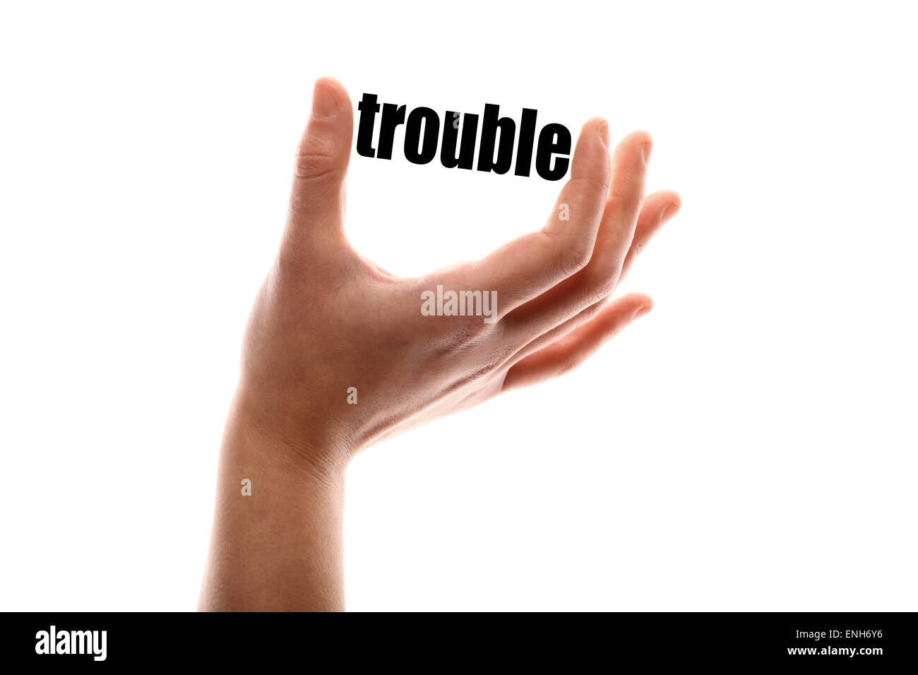 Squeezing hand Cut Out Stock Images & Pictures - Alamy