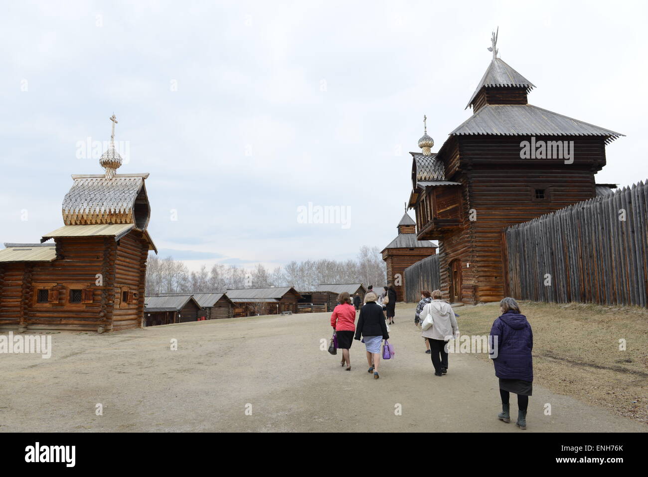 Taltsy museum wooden architecture hi-res stock photography and images ...
