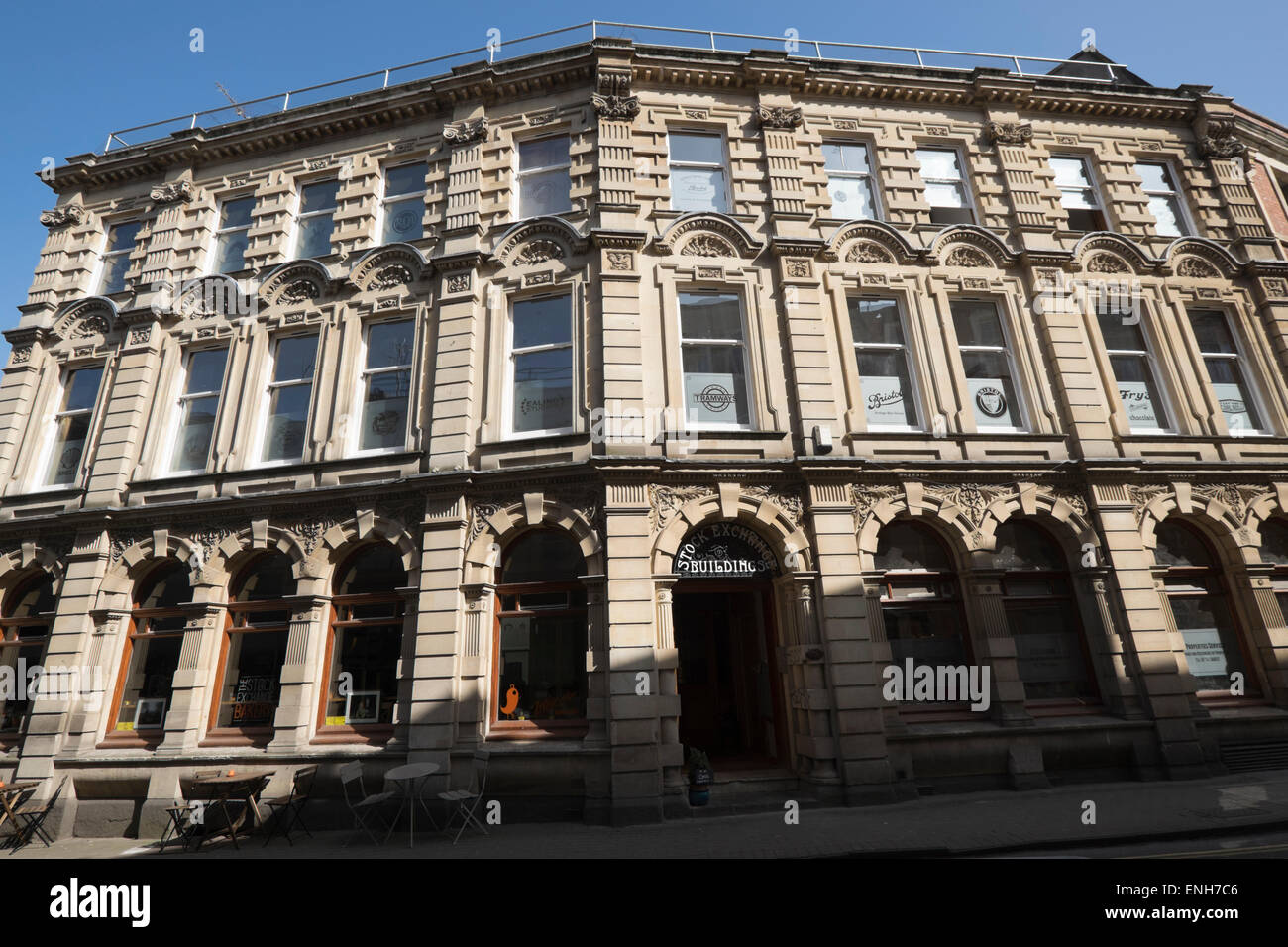 Former Stock Exchange building in Bristol Stock Photo - Alamy