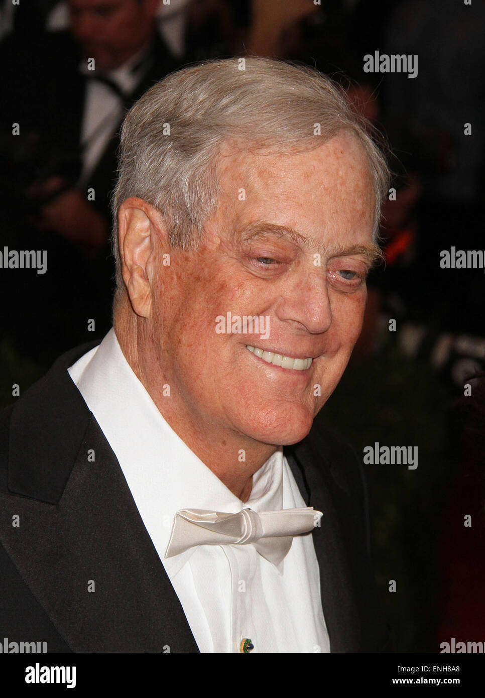 New York, USA. 4th May, 2015. DAVID KOCH attends the Costume Institute ...