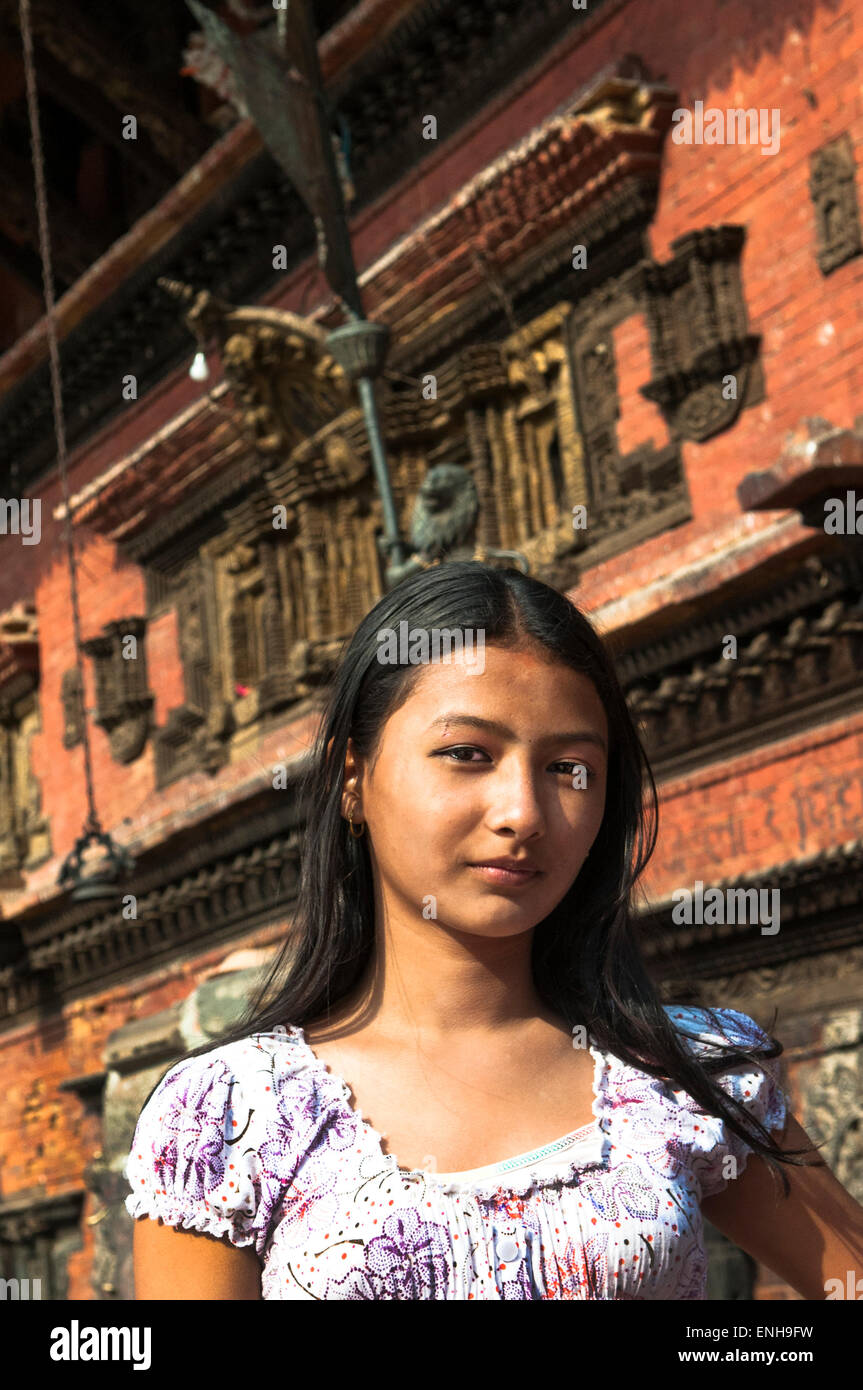 Nepali beauty in kathmandu hi-res stock photography and images - Alamy